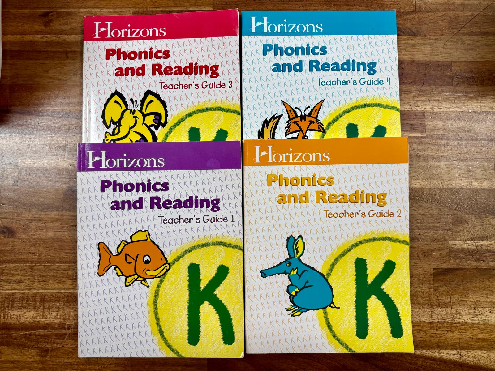 Horizons Phonics and Reading Kindergarten Teacher's Guides 1-3 ...