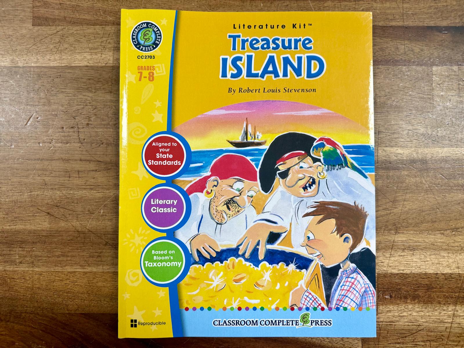 Treasure Island by Robert L. Stevenson Literature Kit - Grade 7-8 ...