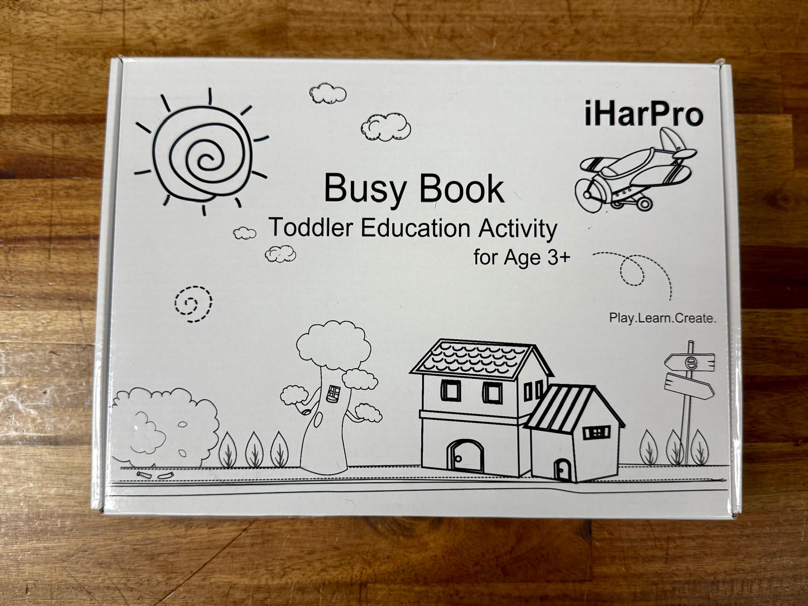 Preschool Busy Book, Toddler Education Activities, Ages 3+ – First ...