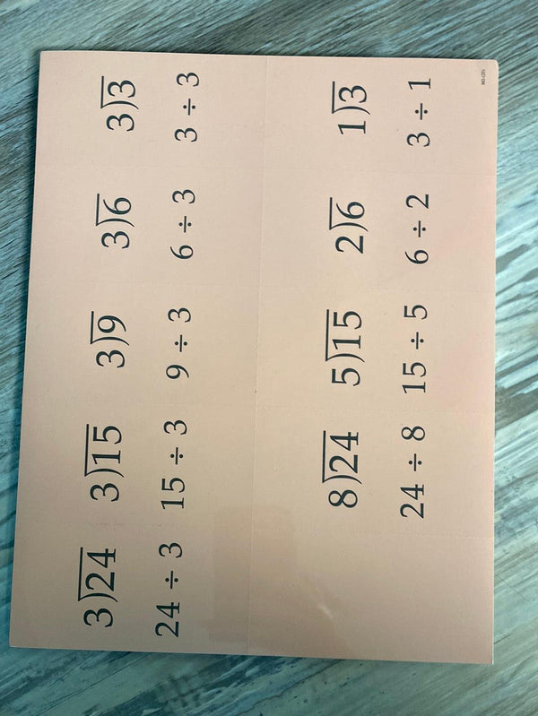 Saxon Math 3 Workbook Fact Card Set – First Homeschool