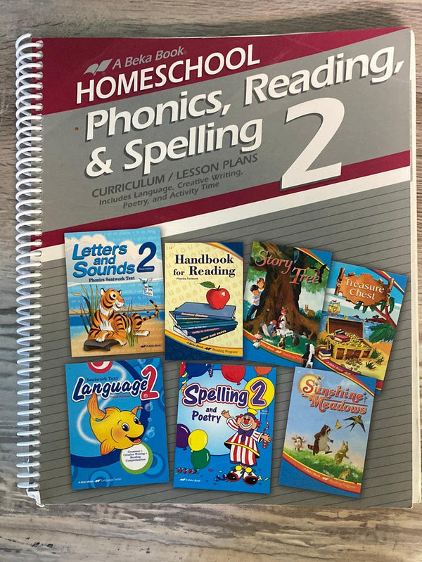 Abeka Phonics, Reading & Spelling 2 Curriculum/Lesson Plans – First ...