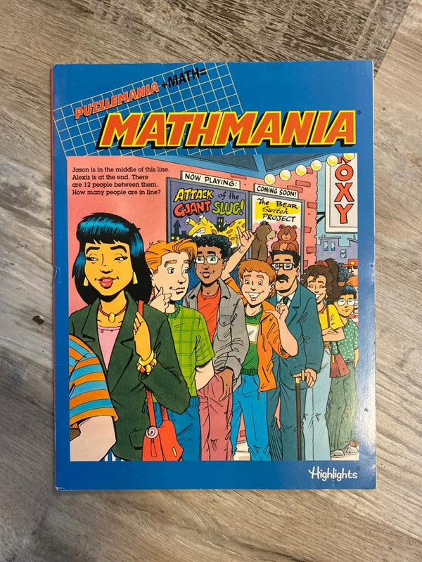 Mathmania Puzzle Book by Highlights – First Homeschool