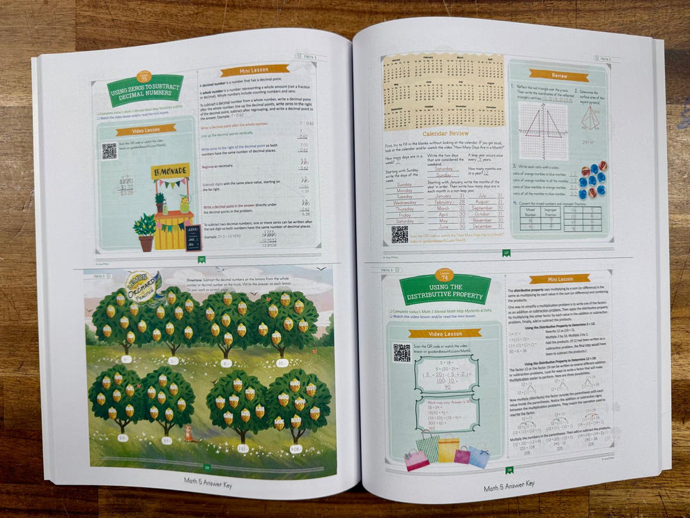The Good & Beautiful Math 5 Answer Key - Like New Condition ...