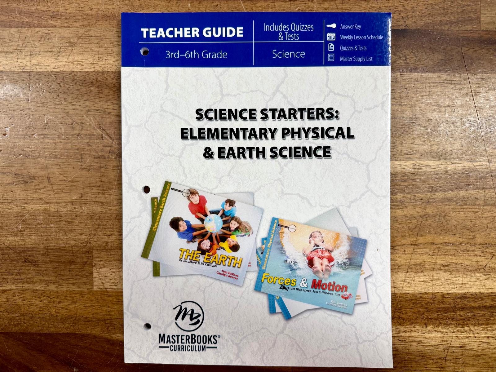 Master Books MB Science Starters: Elementary Physical Earth Science ...