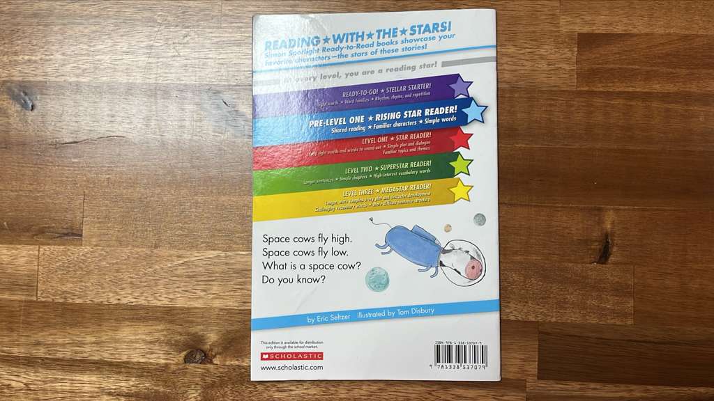 Scholastic Ready to Read Pre-Level 1: Space Cows by Scholastic Press - Early Reading Homeschool ...