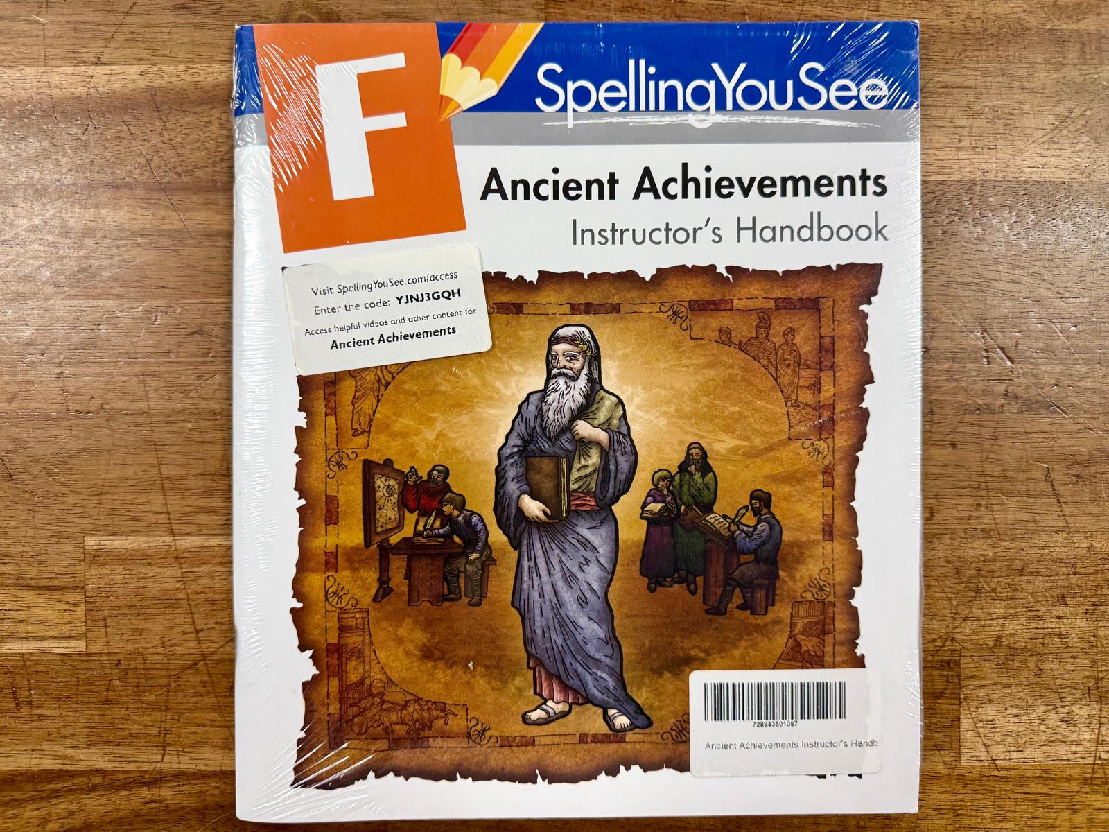 Ancient Achievements Instructor's Handbook - Spelling You See Level F ...