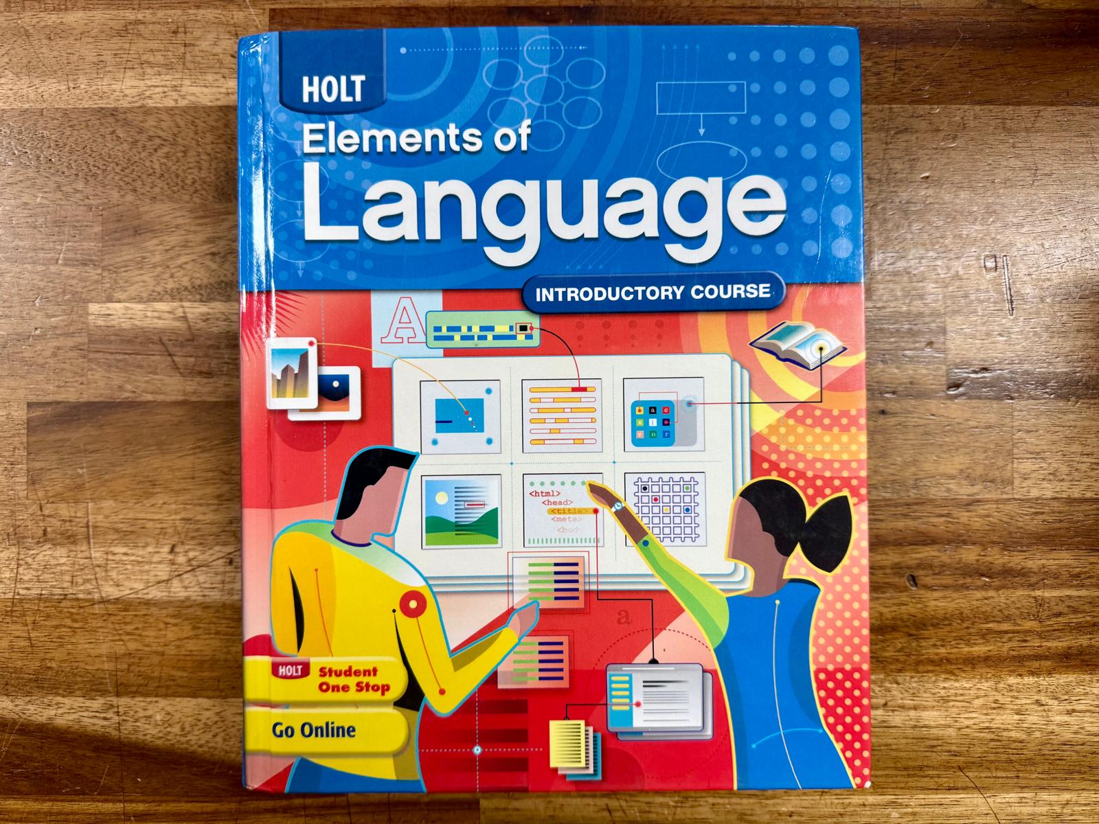 Holt Elements of Language Introductory Course Textbook - Grade 6 by HRW ...