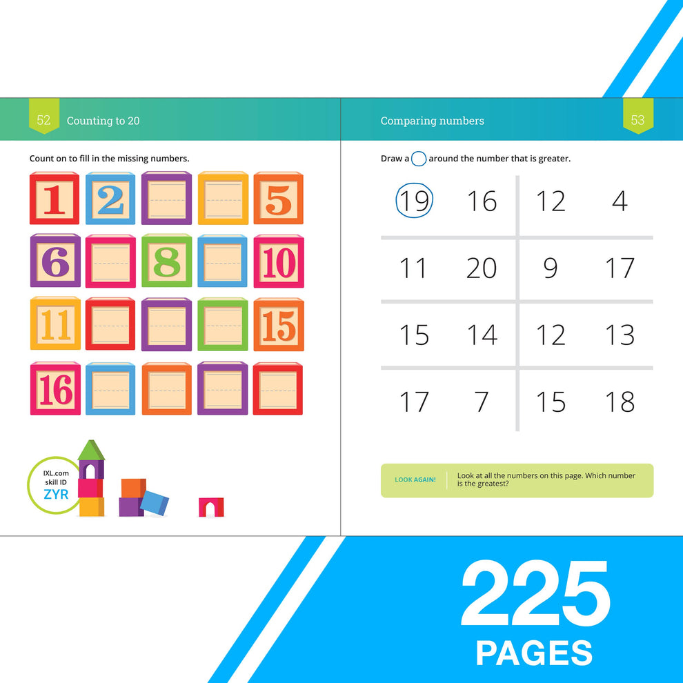 Ultimate Kindergarten Math Workbook (NEW) – First Homeschool