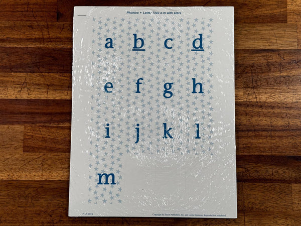 Saxon Phonics Letter Tiles (NEW) – First Homeschool