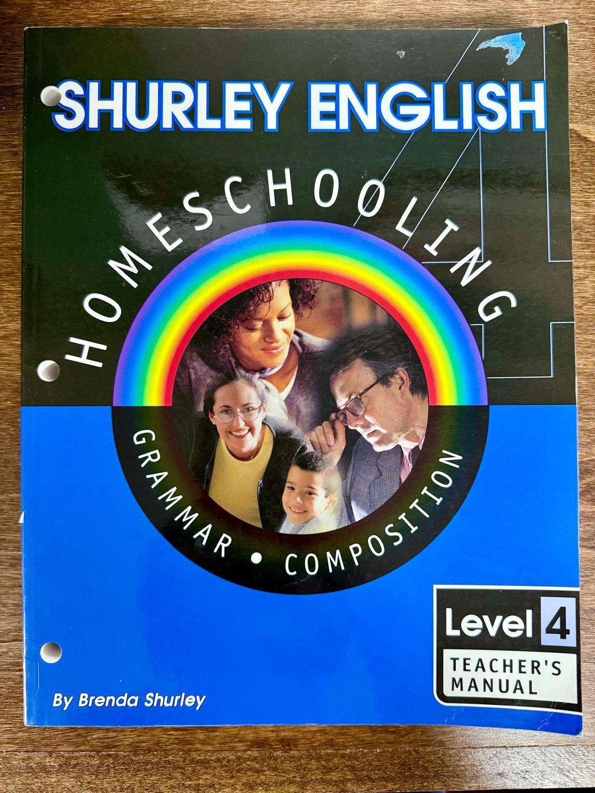 Shurley English Level 4 Teacher’s Manual Homeschooling Grammar & Compo ...