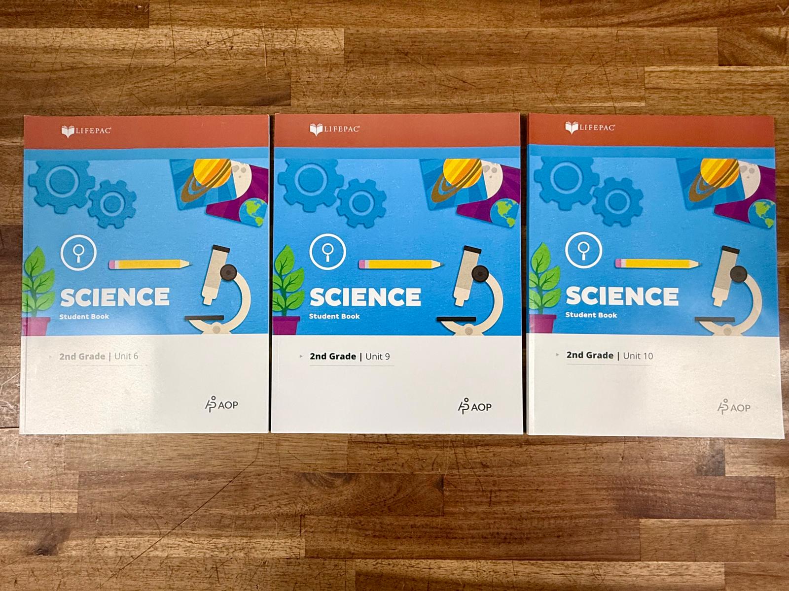 LIFEPAC Science Grade 2 Student Worktexts — Units 6, 9 & 10 Only ...