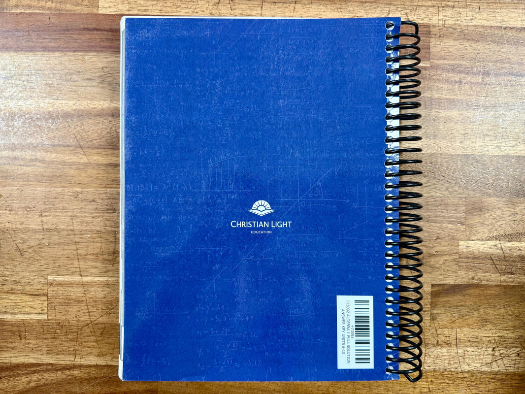 Christian Light Education – First Homeschool