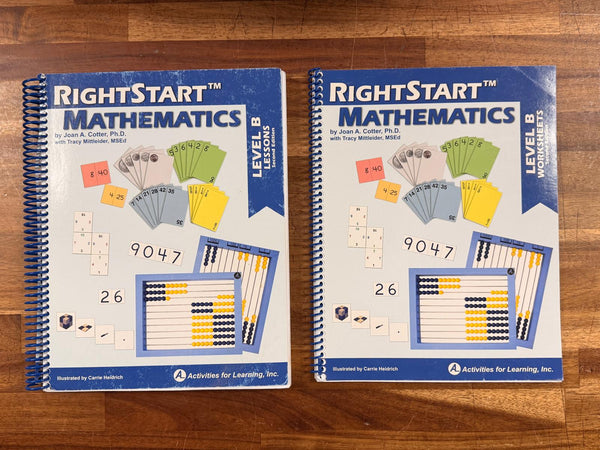 RightStart Mathematics Curriculum Set 2nd Edition Level B - Includes ...