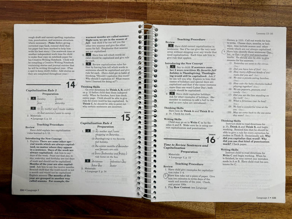 Abeka Language Arts 3 Curriculum and Keys – First Homeschool