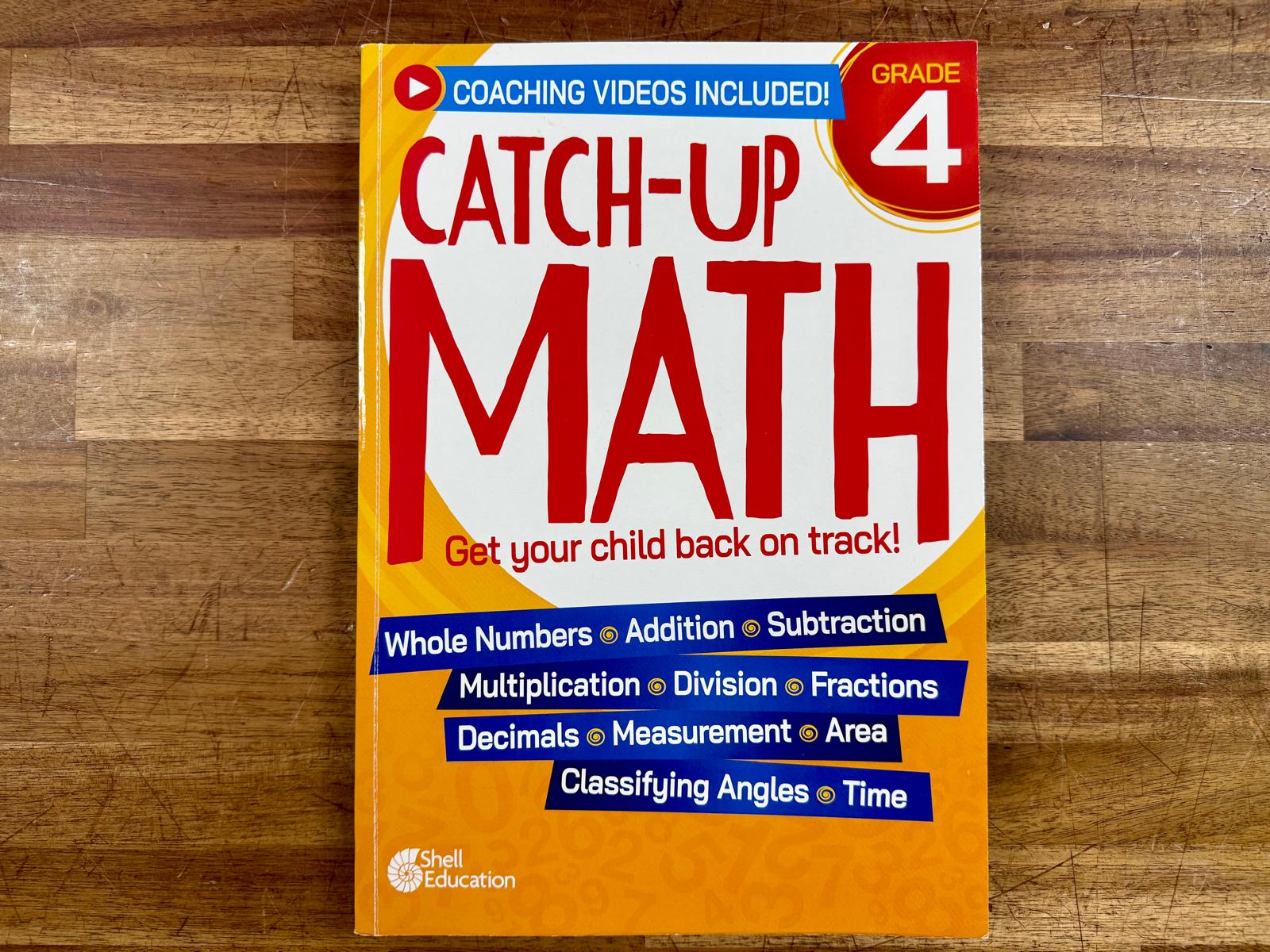 Shell Education Catch-Up Math Grade 4 Workbook - Supplemental ...