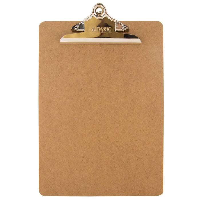 Hardboard Clipboard Standard Size w/ Sturdy Spring Clip – First Homeschool