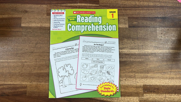 Scholastic, Success with Reading Comprehension, Grade 1 – First Homeschool