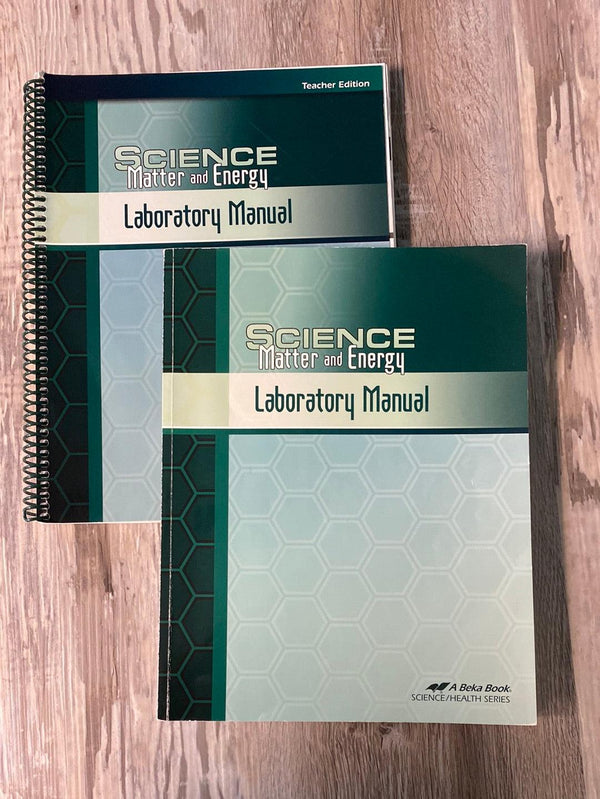 Abeka Science Matter and Energy Lab Set – First Homeschool