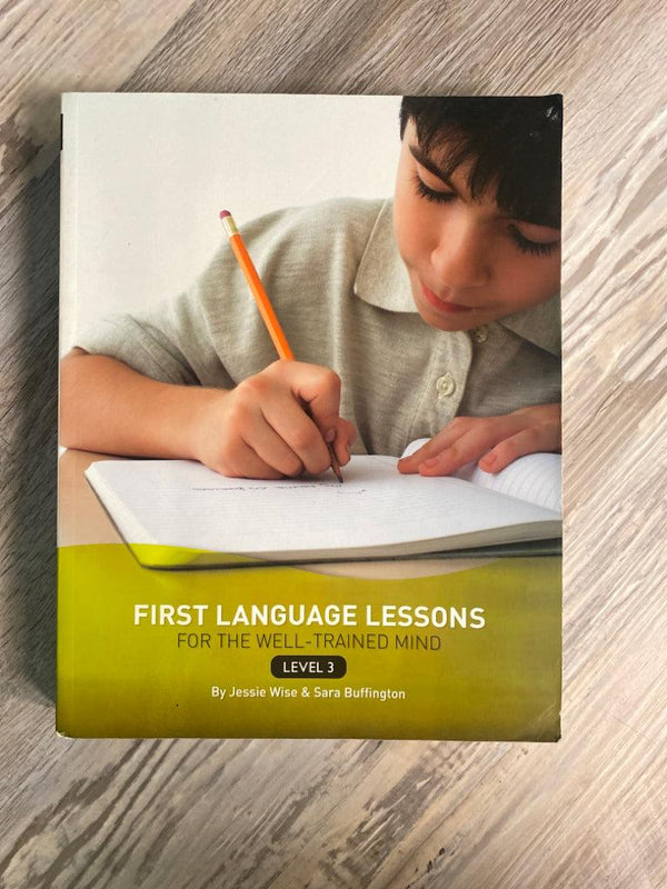 First Language Lessons Level 3 – First Homeschool