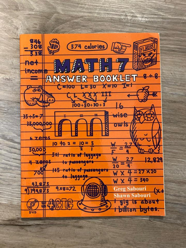 Teaching Textbooks Math 7 Answer Booklet – First Homeschool