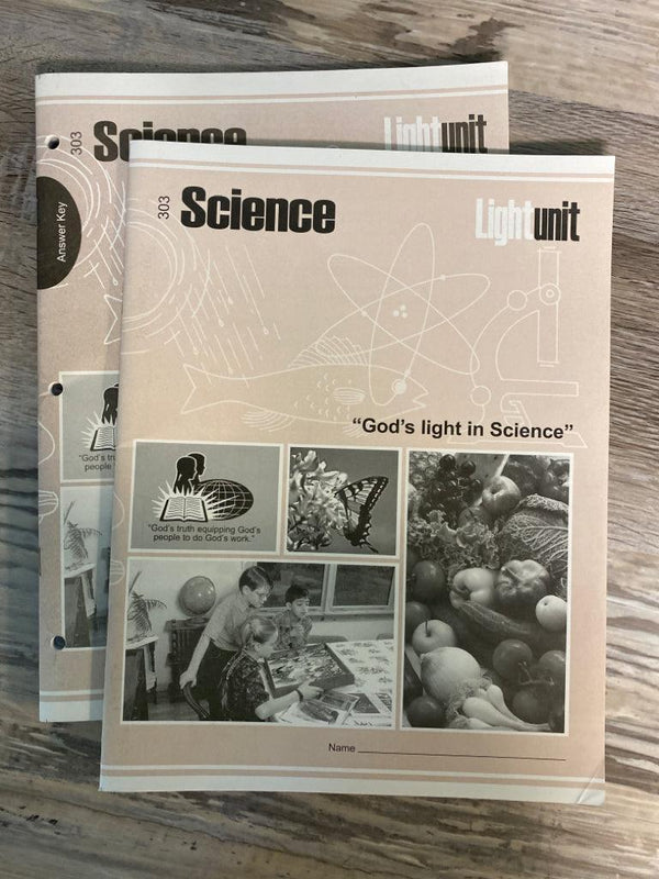 CLE Science 303 Light Unit and Answer Key – First Homeschool