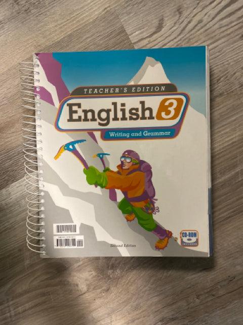 BJU English 3 Writing and Grammer Teacher's Edition – First Homeschool