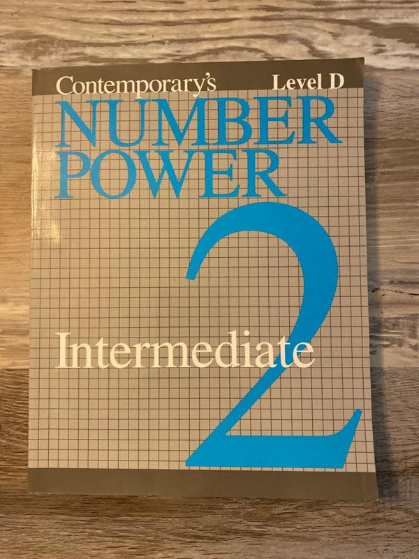 Contemporary's Number Power Level D Imtermediate 2 Workbook – First ...